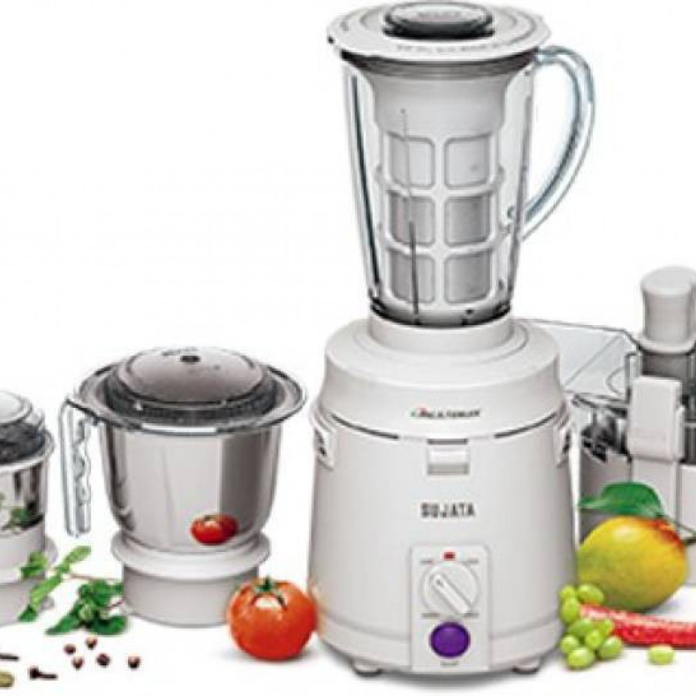 SUJATA MULTIMIX 900 Juicer Mixer Grinder (White, 3 Jars)