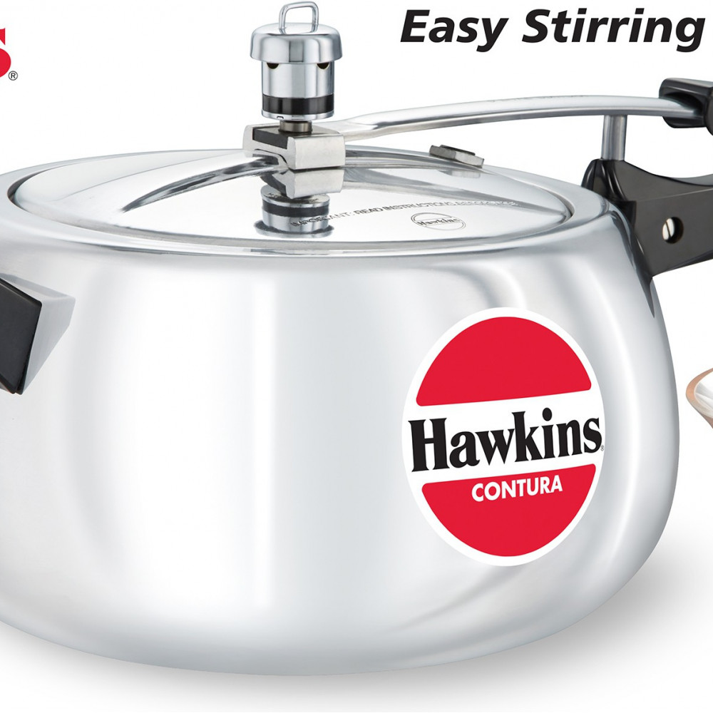 Hawkins Contura 5 L Pressure Cooker (Aluminium)